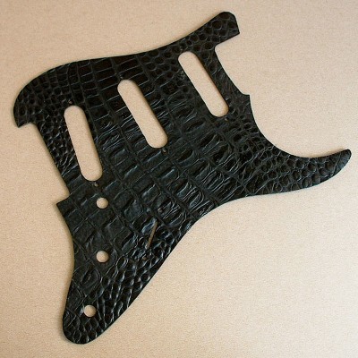 Exotics Leather "Strat" Pickguard « El Dorado Leather Guitar Straps ...