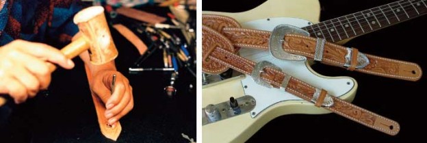 Hand Tooled Leather Guitar Strap « El Dorado Leather Guitar Straps